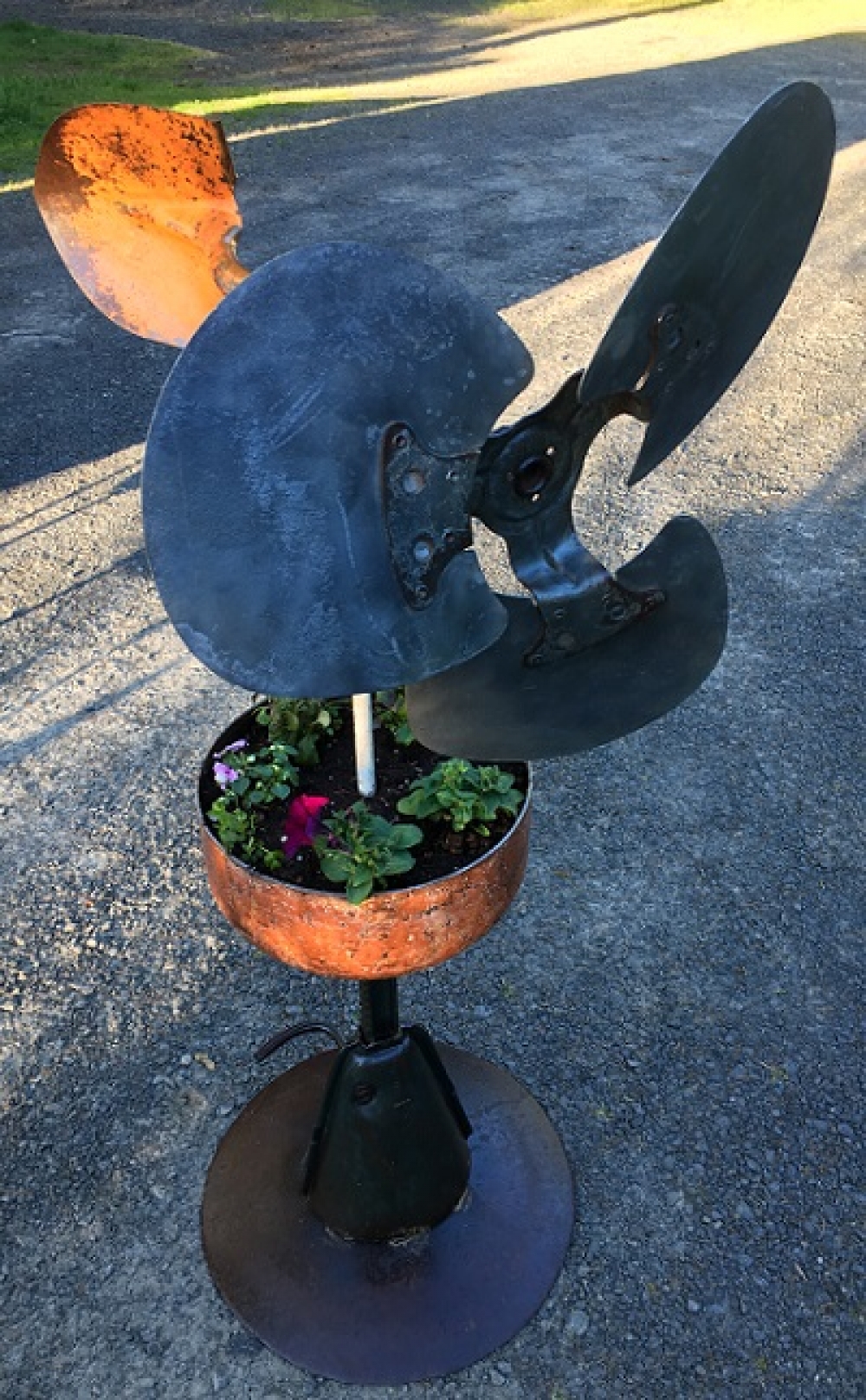 Windmill Planter | Ironbender